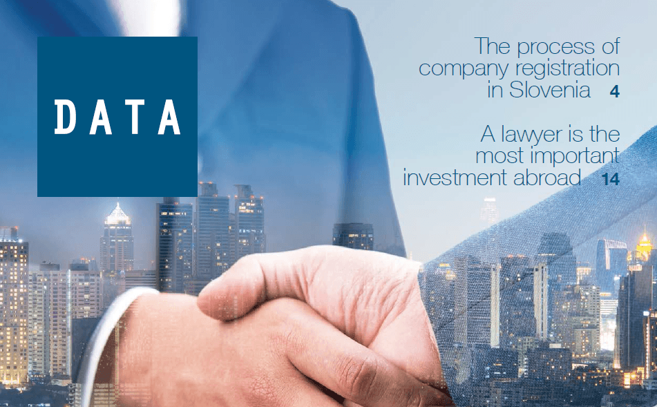 New English brochure of the company »DATA« - Data d.o.o.